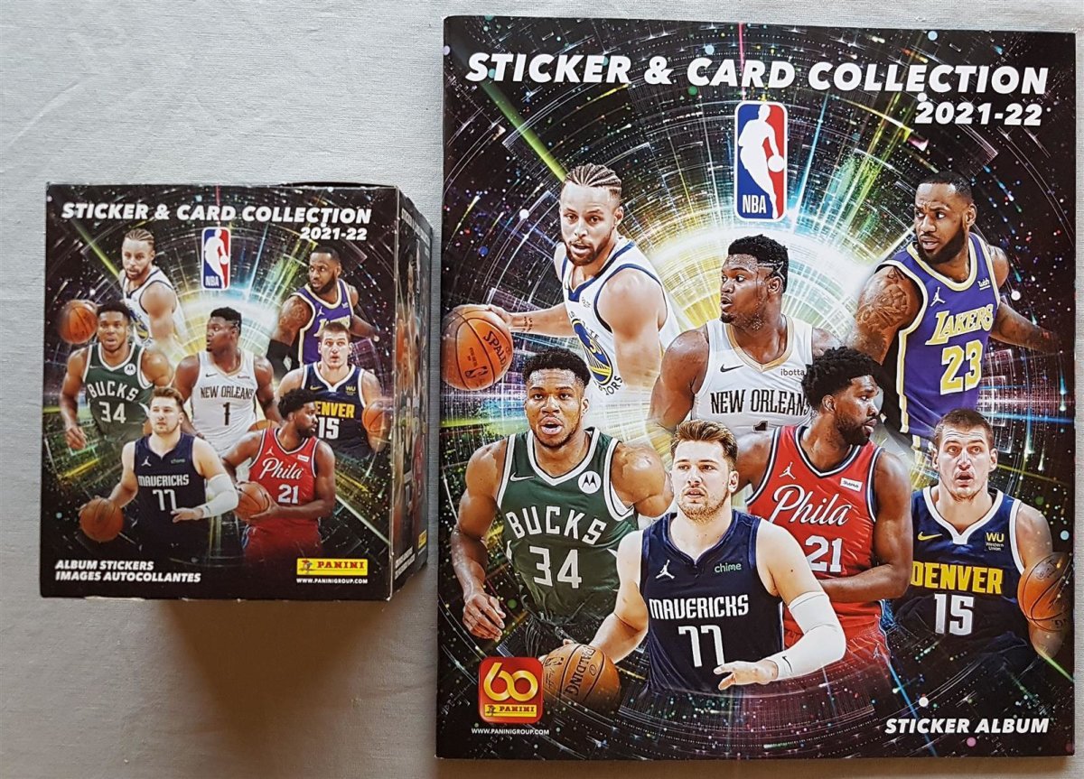 Panini NBA Basketball Sticker Box 2021-22 50 Packs + Album | Günstig