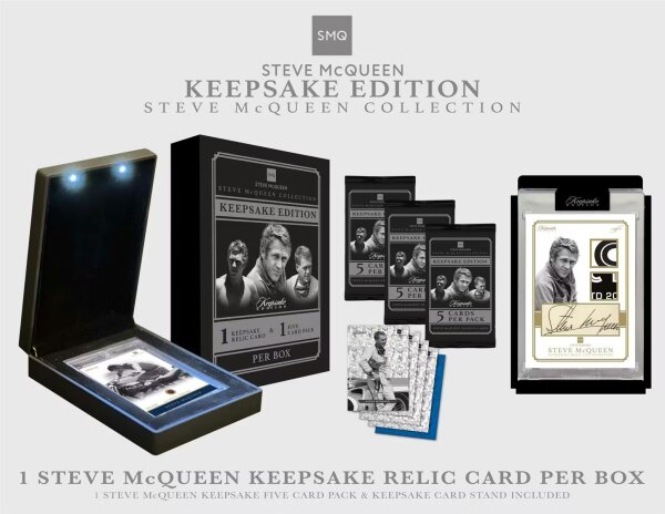 Keepsake Steve Mcqueen Collection Hobby Box Trading Cards 2025 | Güns